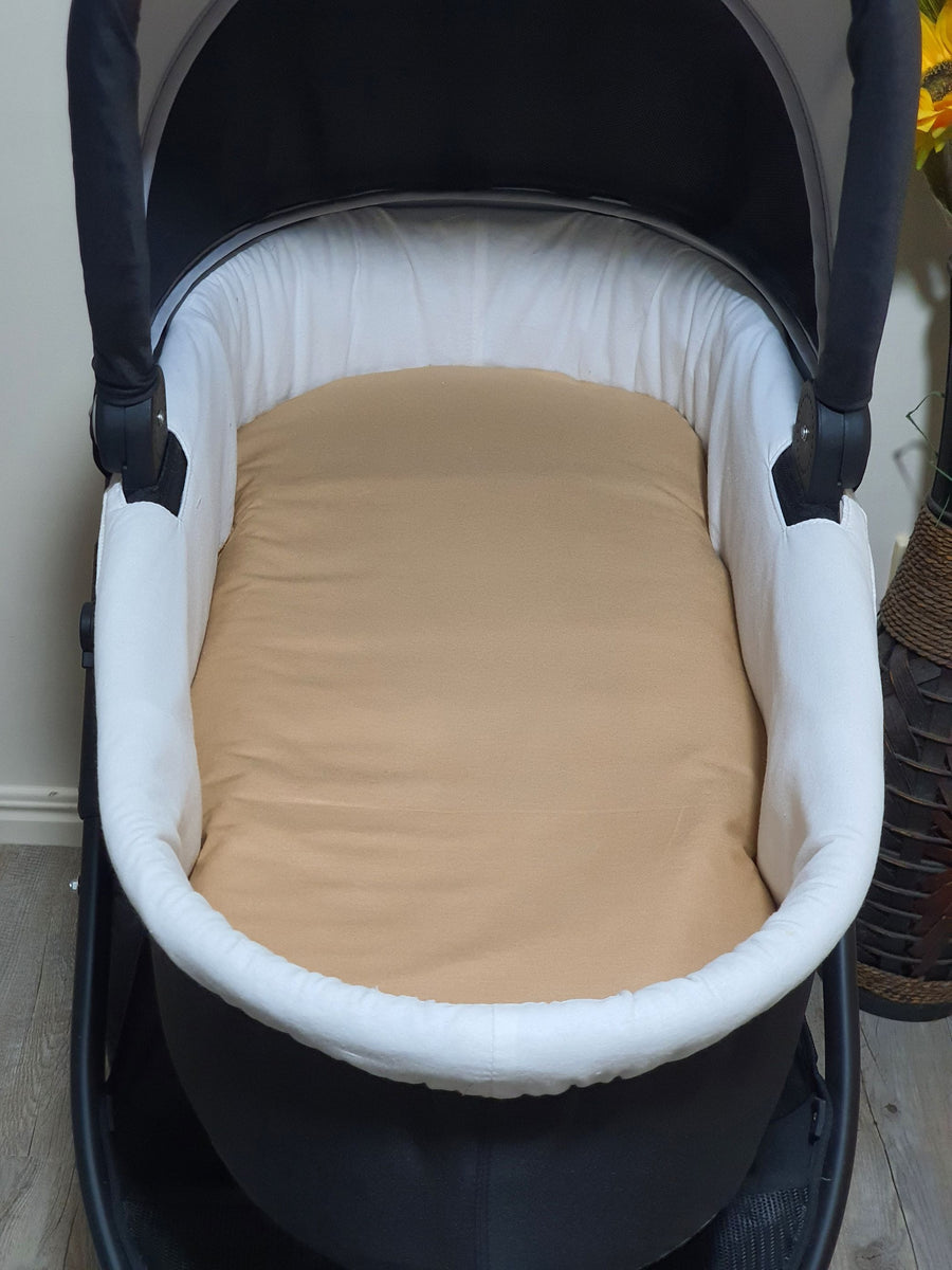 Pram/stroller bassinet liner-Lion brown gingham,mini squares – Funky Babyz