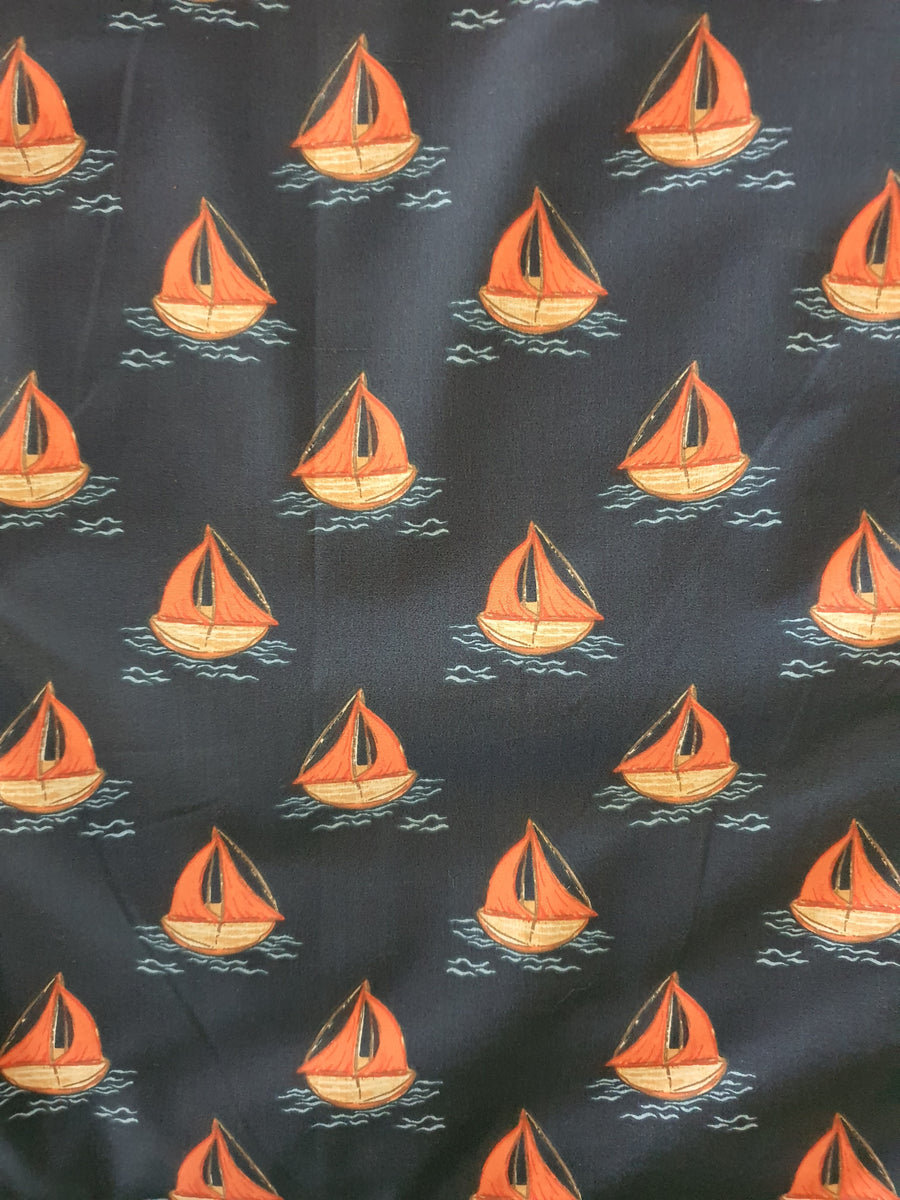 Waterproof wet bag-Red sailing ships – Funky Babyz